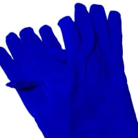 Jual Krisbow 40 Cm Sarung Tangan Pengaman Las Kulit Biru Terbaru | Ruparupa