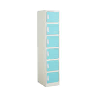 Jual Informa Loker Metal 6 Pintu Putih Hijau Mint Terbaru | Ruparupa