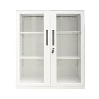 Jual Informa Carter Kabinet Kantor Metal 2 Pintu Kaca Midi Putih ...