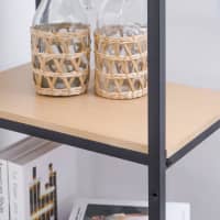 Jual Informa Octa Rak Besi 4 Tingkat L 50 Cokelat Oak Terbaru | Ruparupa