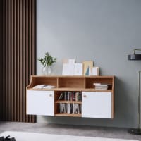 Jual Informa 117 8 X 35 X 53 Cm Macca Kabinet Dinding Putih Oak Terbaru ...