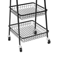 Jual Informa Warner Rak Troli Dapur 3 Tingkat Hitam Terbaru | Ruparupa