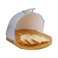 Jual Delicia 37 X 26 Cm Tempat Roti Bambu Round Putih Terbaru | Ruparupa