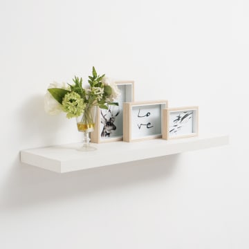 Jual Informa Rak Dinding Motif Kayu L 80 Putih Terbaik | Informa