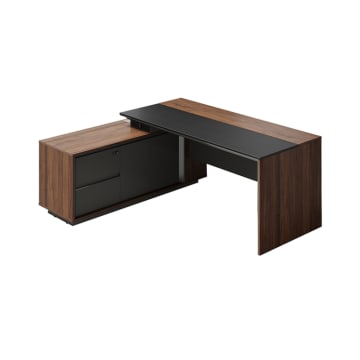 Jual Sunon Maxim Meja Kantor Director Sisi Kiri 220 Cm Terbaik | Informa