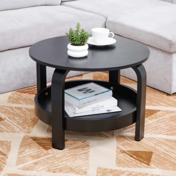 Jual Informa Milie Meja Tamu Round Hitam Terbaik | Informa