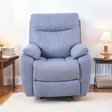 Jual Informa Newton Sofa Recliner Fabric 1 Seater Abu Abu Tua Terbaik ...