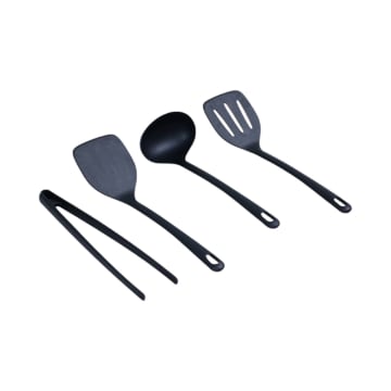 Jual Cooking Color Tanner Set 4 Pcs Peralatan Masak Hitam Terbaik | Informa