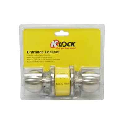 Jual K Lock Handle Pintu Bulat Pintu Masuk Silver Terbaru | Ruparupa