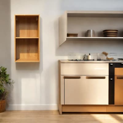 Jual Informa Prescoot Kabinet Dinding Dapur Dengan Rak Terbuka Oak ...