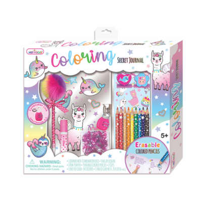 Jual Hot Focus Set Coloring Secret Journal Llama Terbaru | Ruparupa
