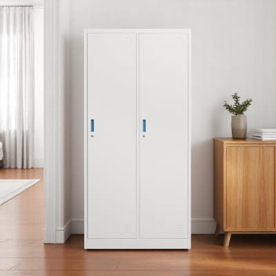 Jual Informa Dormitory Kabinet Metal 2 Pintu Putih Terbaru | Ruparupa