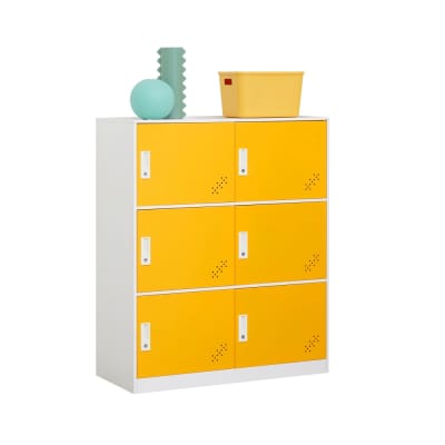 Jual Informa Kiev Loker Besi Education 6 Pintu Putih Kuning Terbaru ...