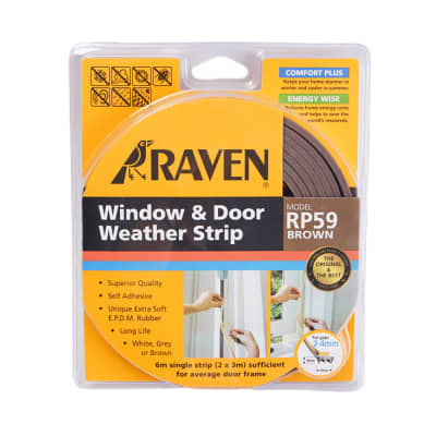 Jual Raven Penutup Celah Pintu Jendela Rubber Epdm Rp 59 Cokelat ...