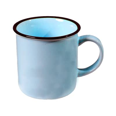 Jual Kopin Porcelain Mug Porcelain Vintage Biru Terbaru | Ruparupa