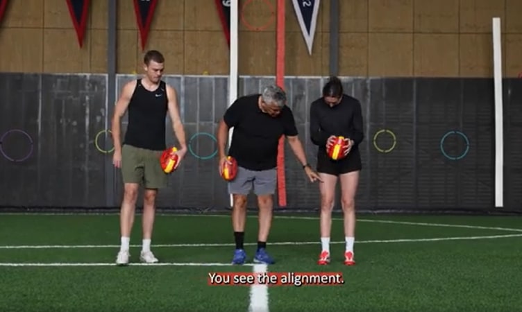 Better Ball Alignment For A Straighter Kick