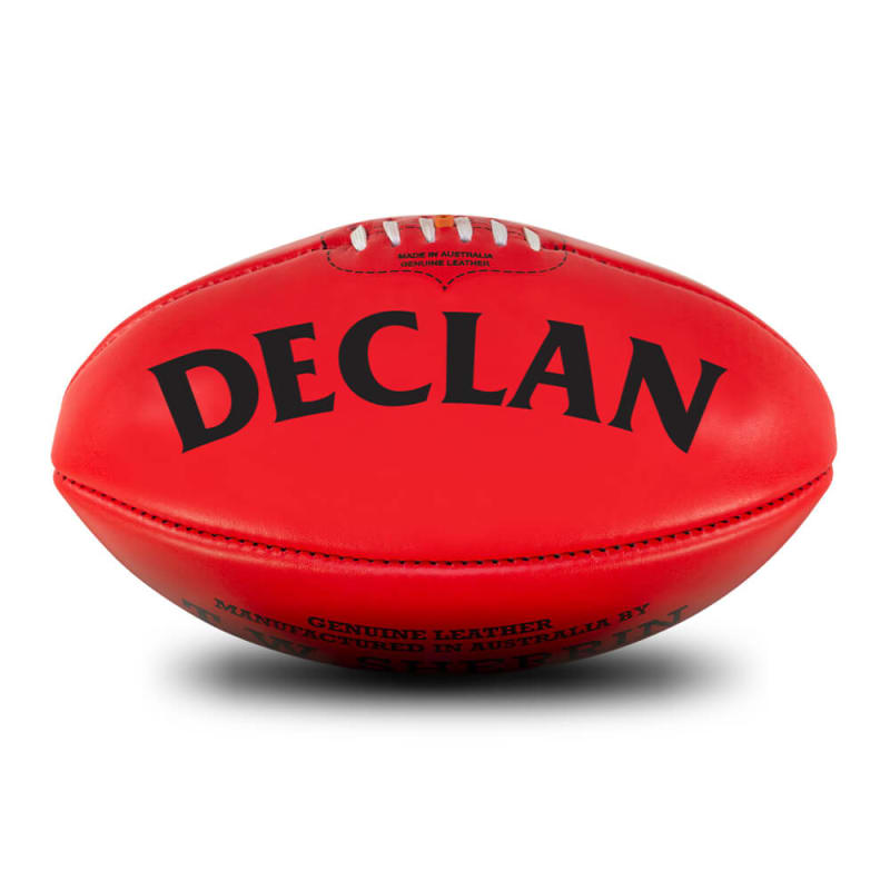 Personalised Leather Sherrin Footballs