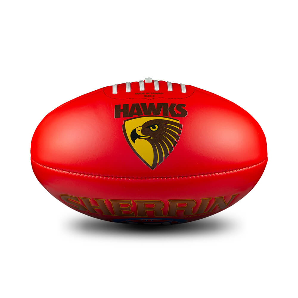 Hawthorn Hawks Super Soft Touch - Red Size 3