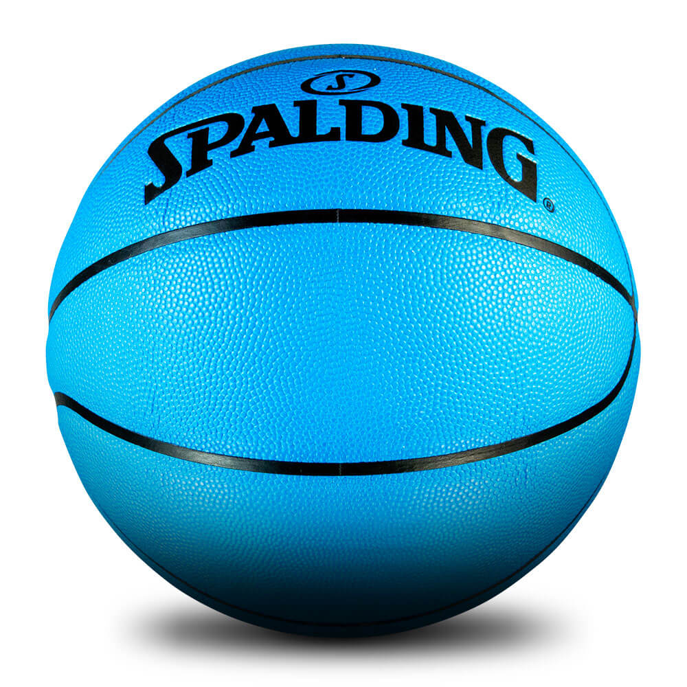 Personalised Basketball - Neon Blue