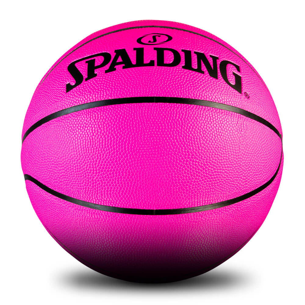 Personalised Basketball - Neon Pink