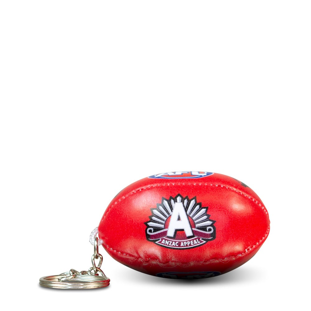 2025 AFL ANZAC Keyring - Red