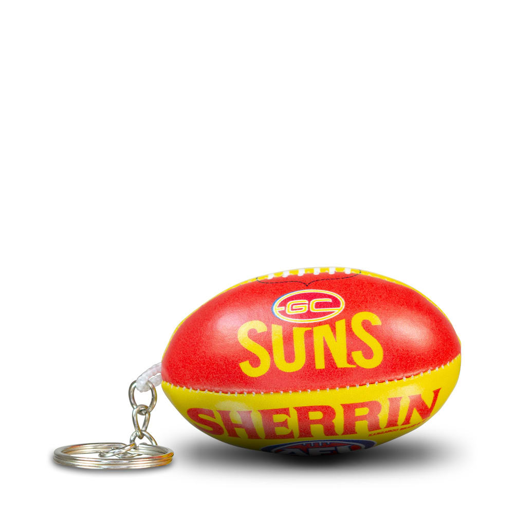 AFL Club Keyring - Gold Coast Suns
