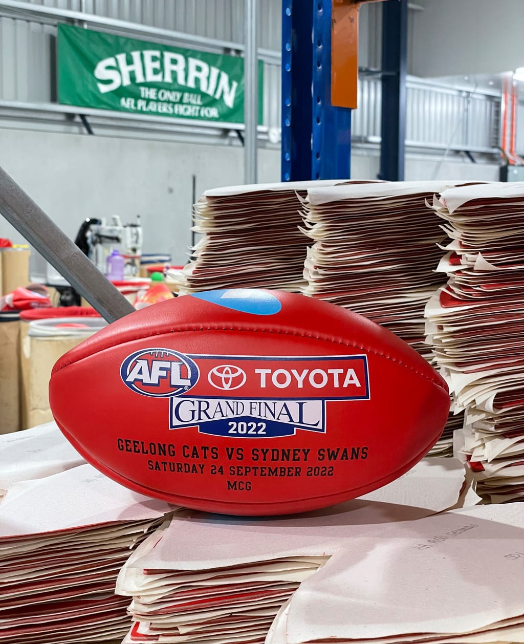 Sherrin launches 2022 Toyota AFL Grand Final Ball