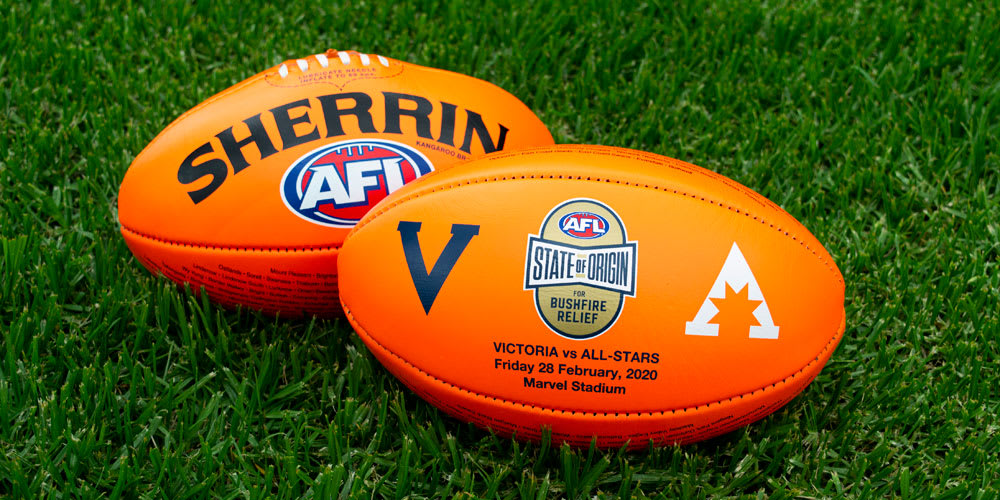 AFL unveil State of Origin Sherrin