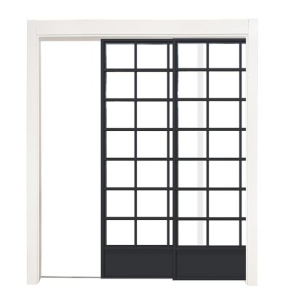 Two Panel Single Pocket Door | Rustica