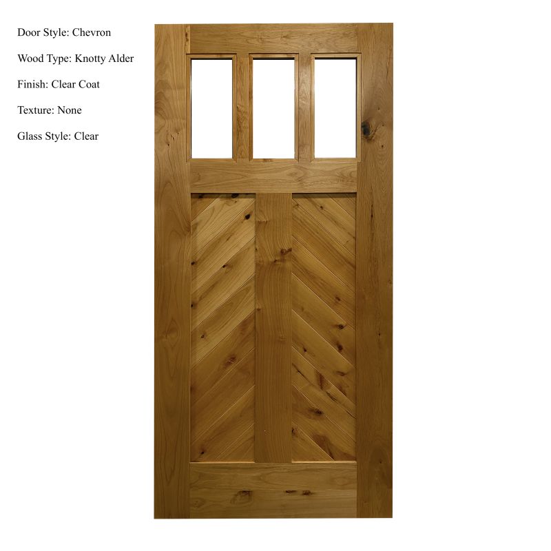Chevron Barn Door: Pattern Hinged Barn Doors | Rustica