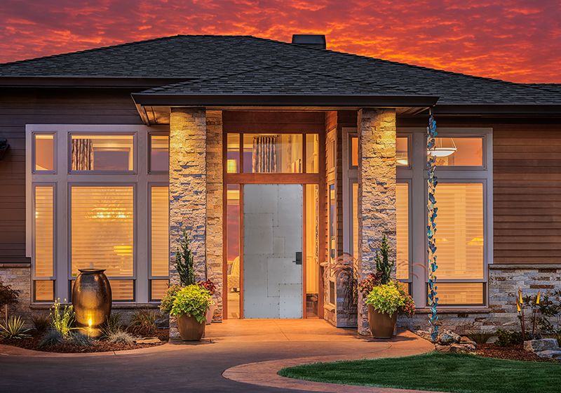 Scrap Metal Exterior Door | Rustica