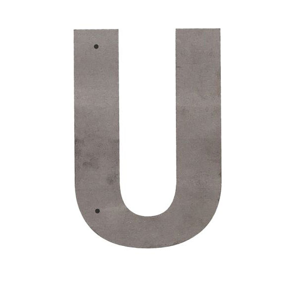 U Large Metal Wall & Outdoor Letter | Rustica