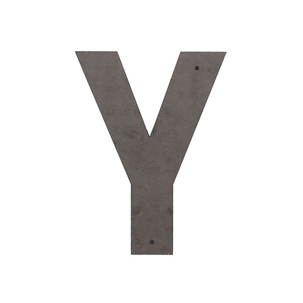 Y Large Metal Wall & Outdoor Letter | Rustica