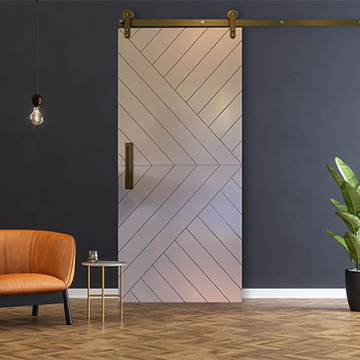 Low Clearance Barn Door Hardware | Rustica