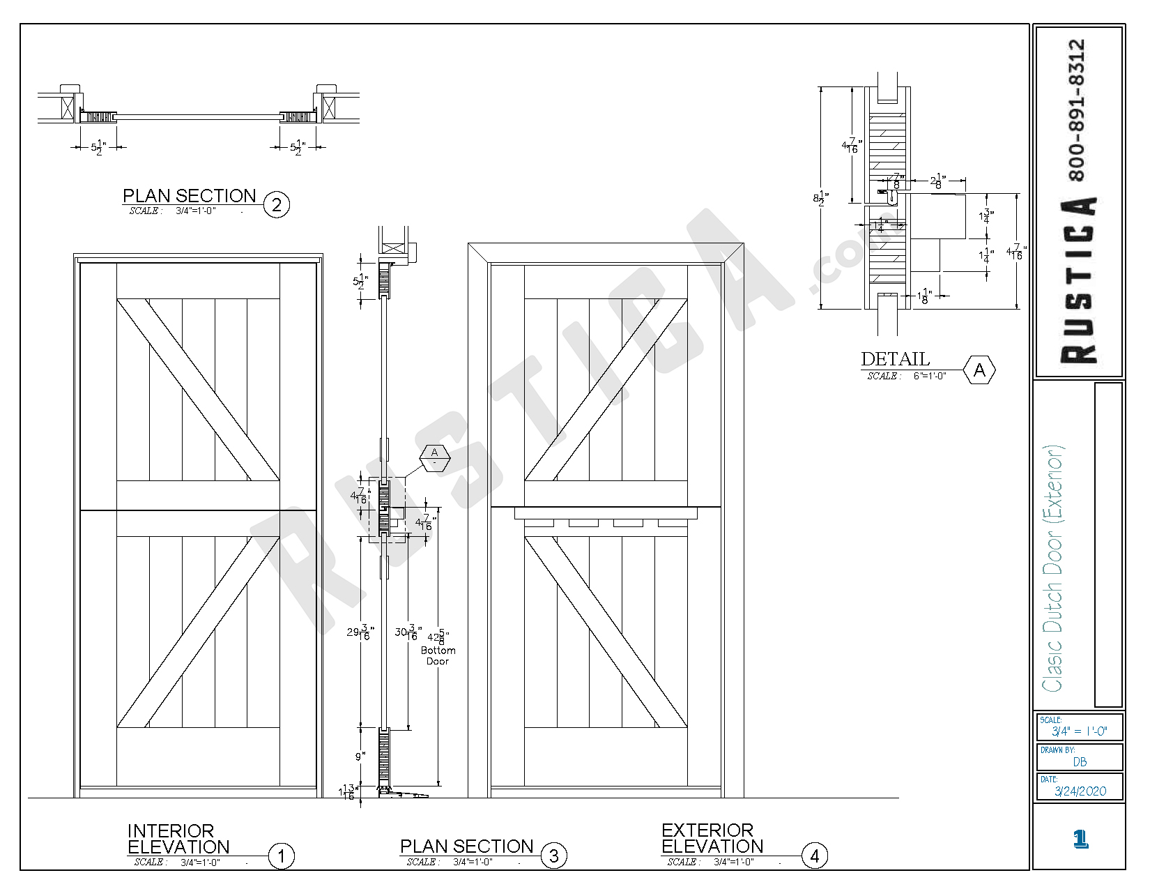 Classic Dutch Door | Rustica