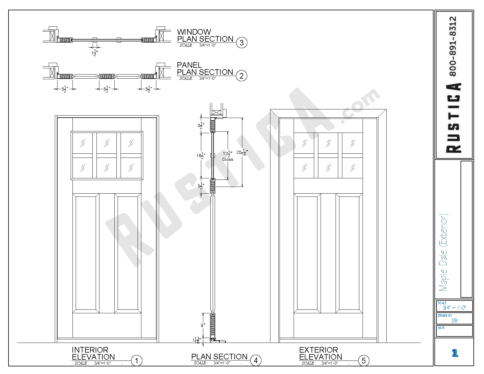 Maple Dale Front Door | Rustica