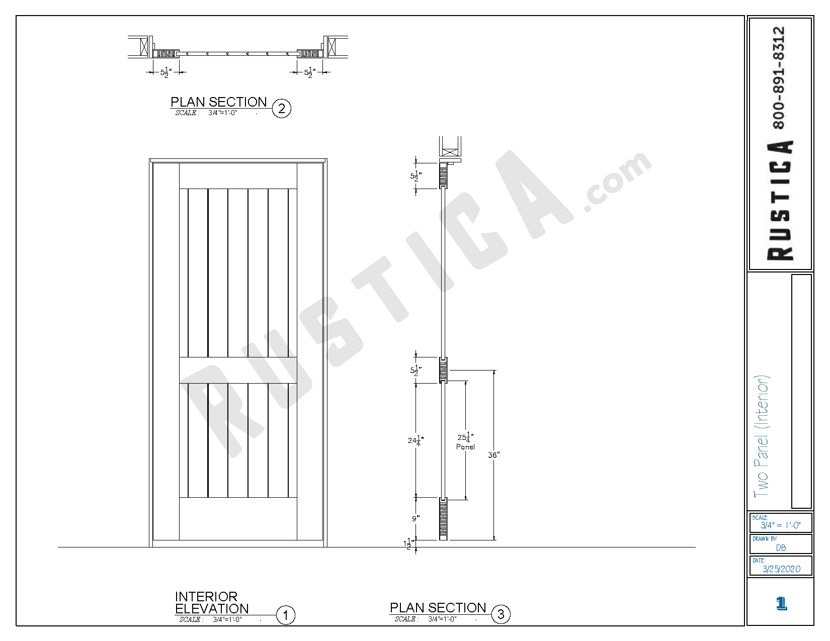 2 Panel Barn Door: Hinged 2 Panel Barn Doors | Rustica