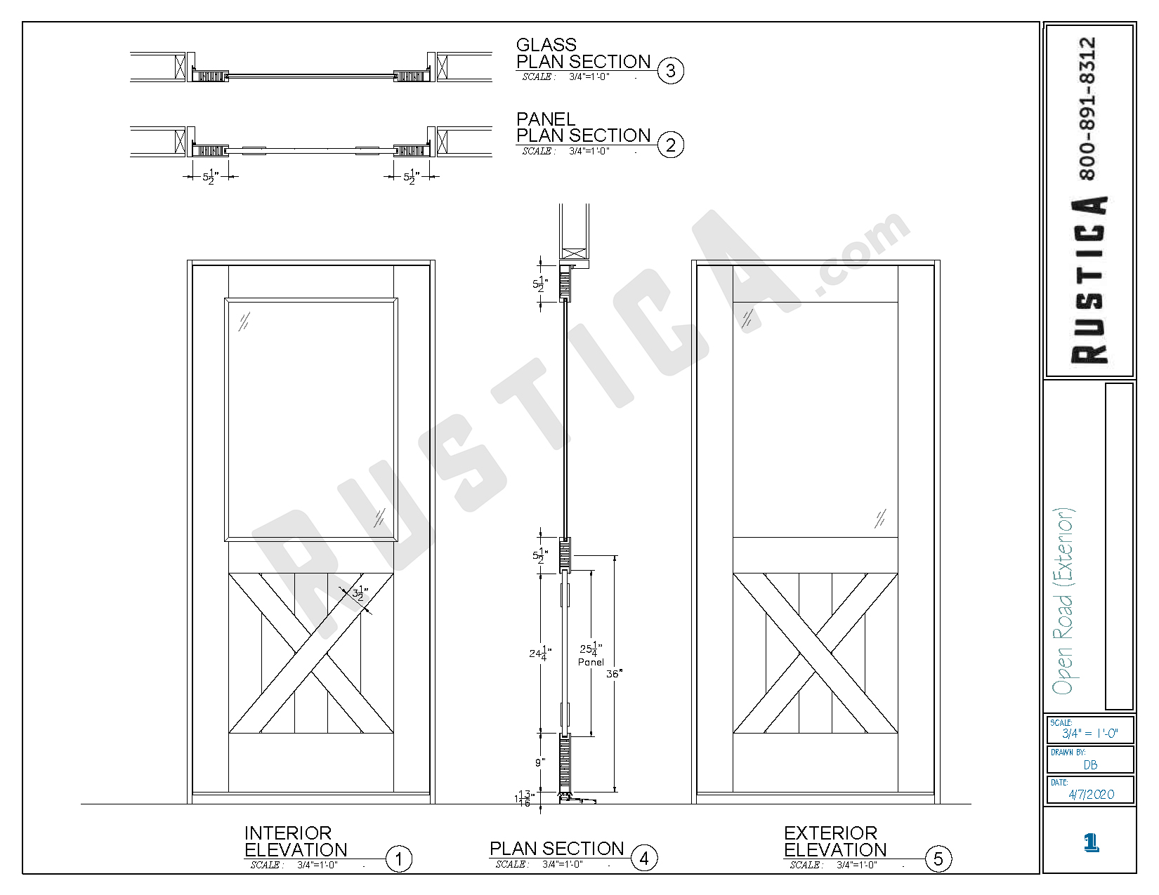 Open Road Interior Door | Rustica