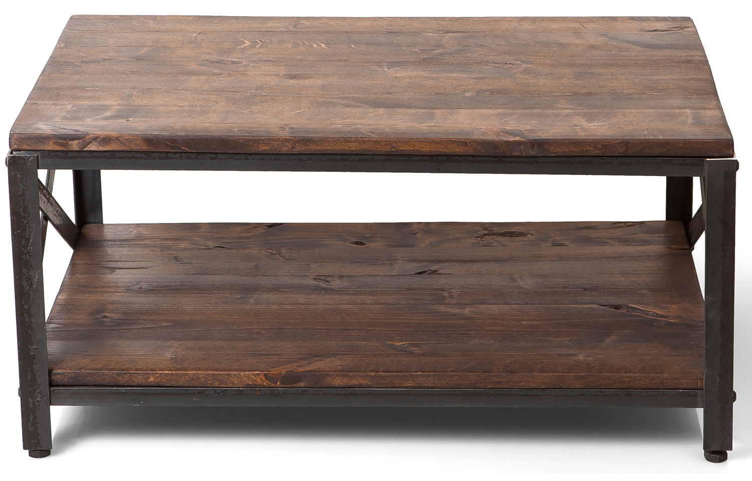2 Shelf Alder Wood Coffee Table