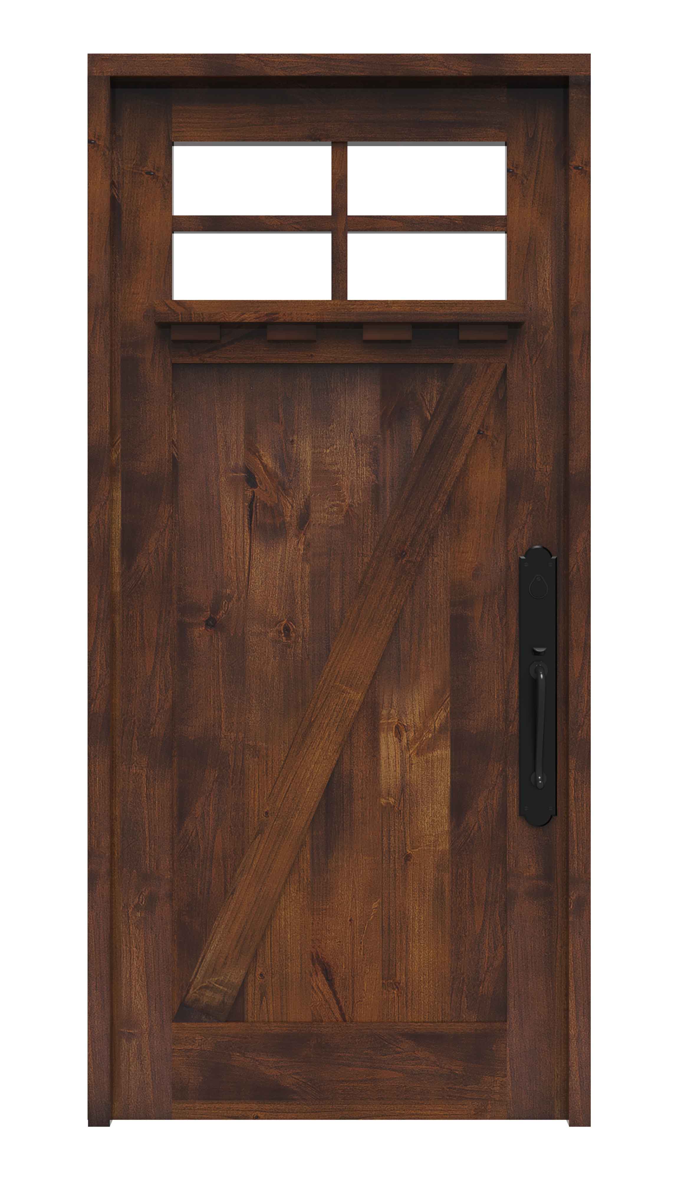 Skyline Front Door With Shelf | Rustica