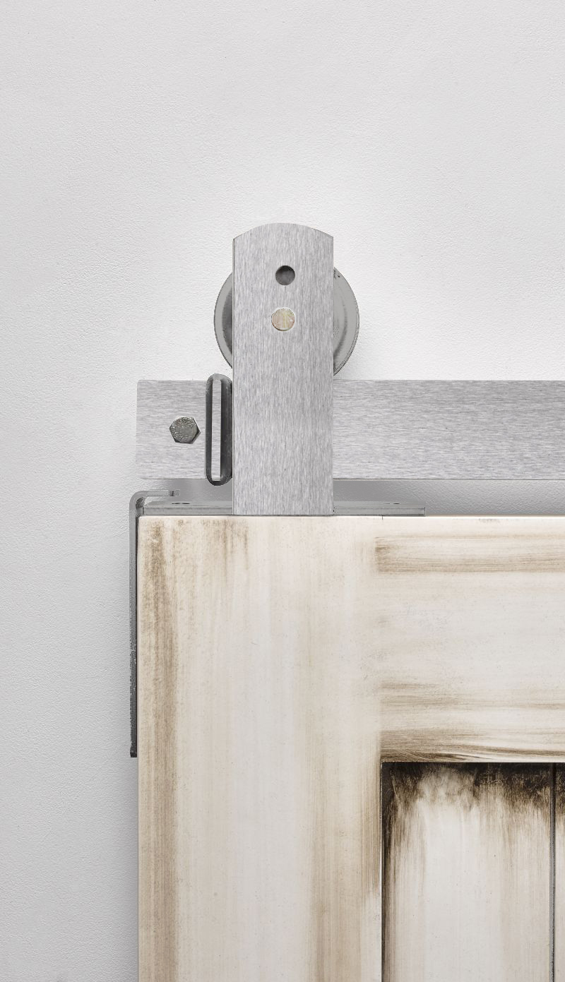 Mini Top Mount Ultra Modern Brushed Steel