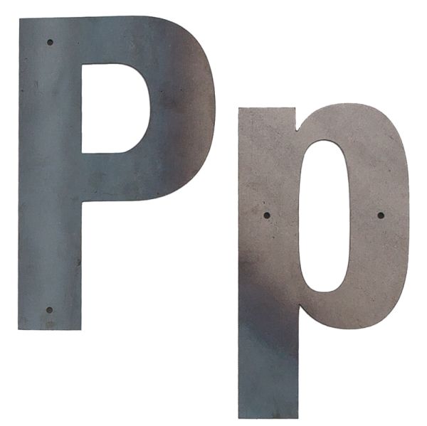 P Outdoor Letter | Rustica