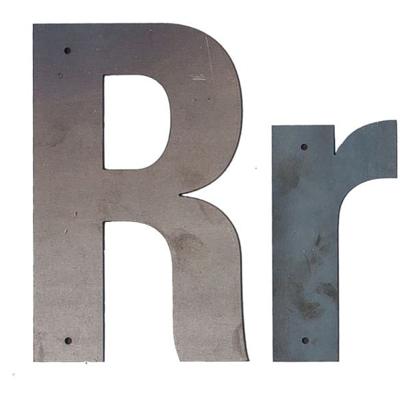 R Outdoor Letter