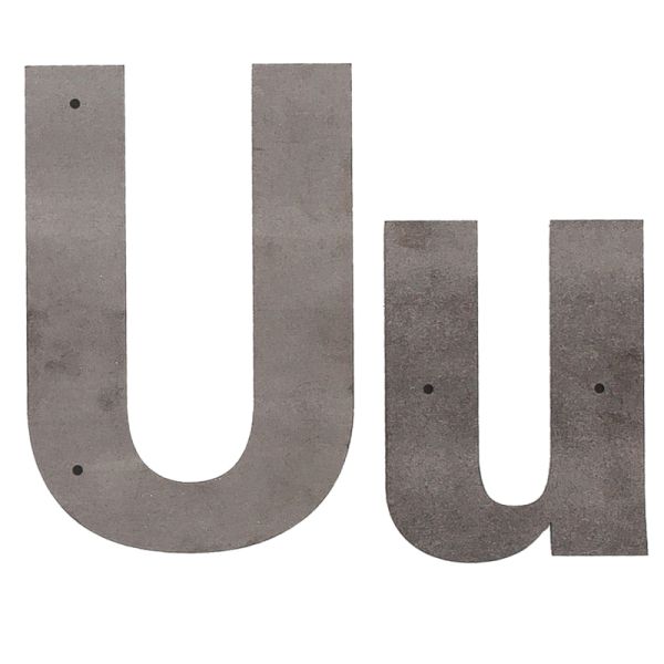 U Outdoor Letter | Rustica