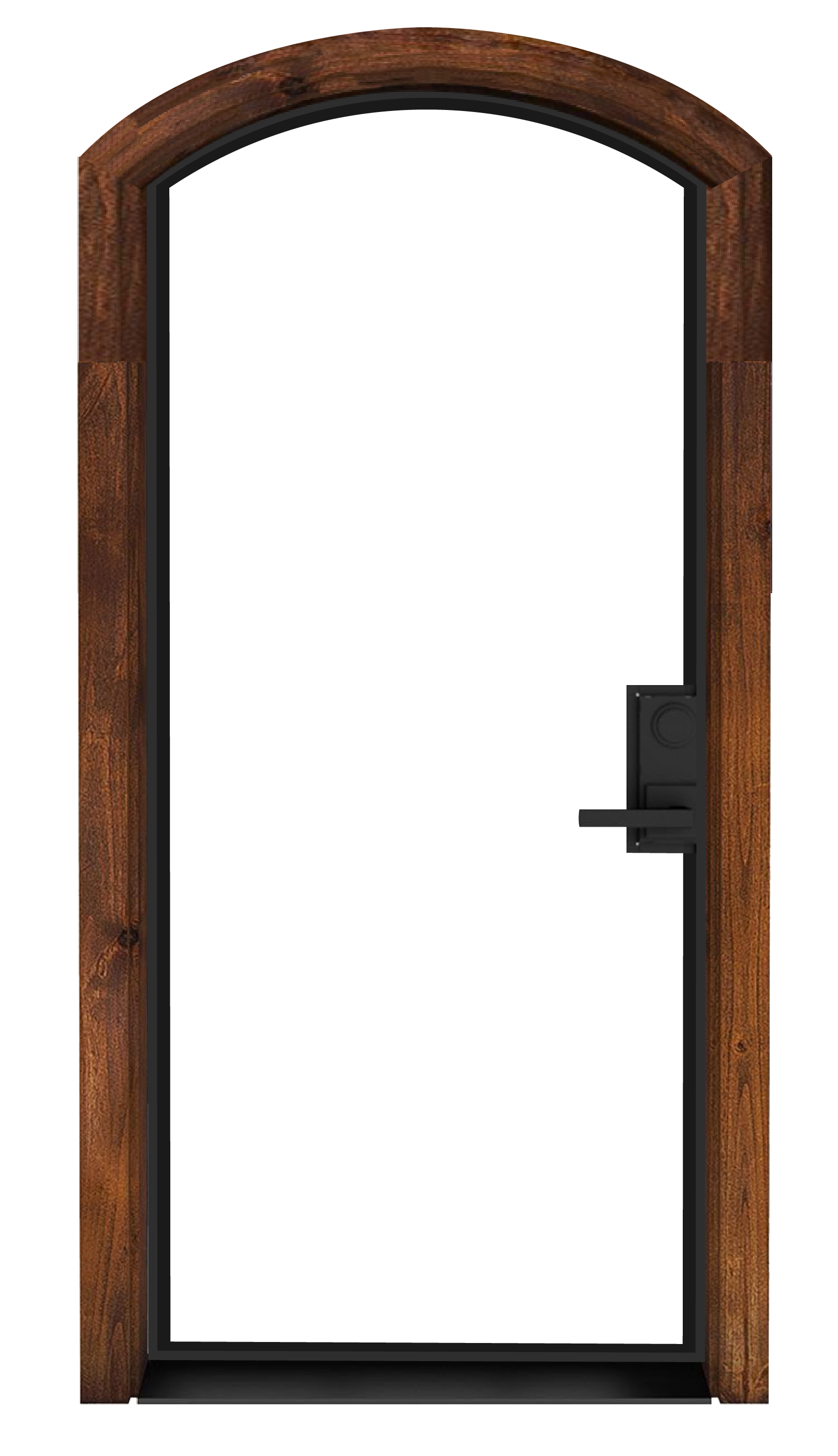 Presidential Exterior Arched Top Door | Rustica