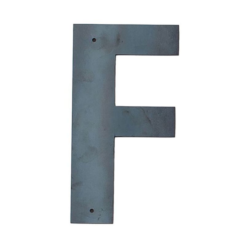 F Large Metal Wall & Outdoor Letter | Rustica