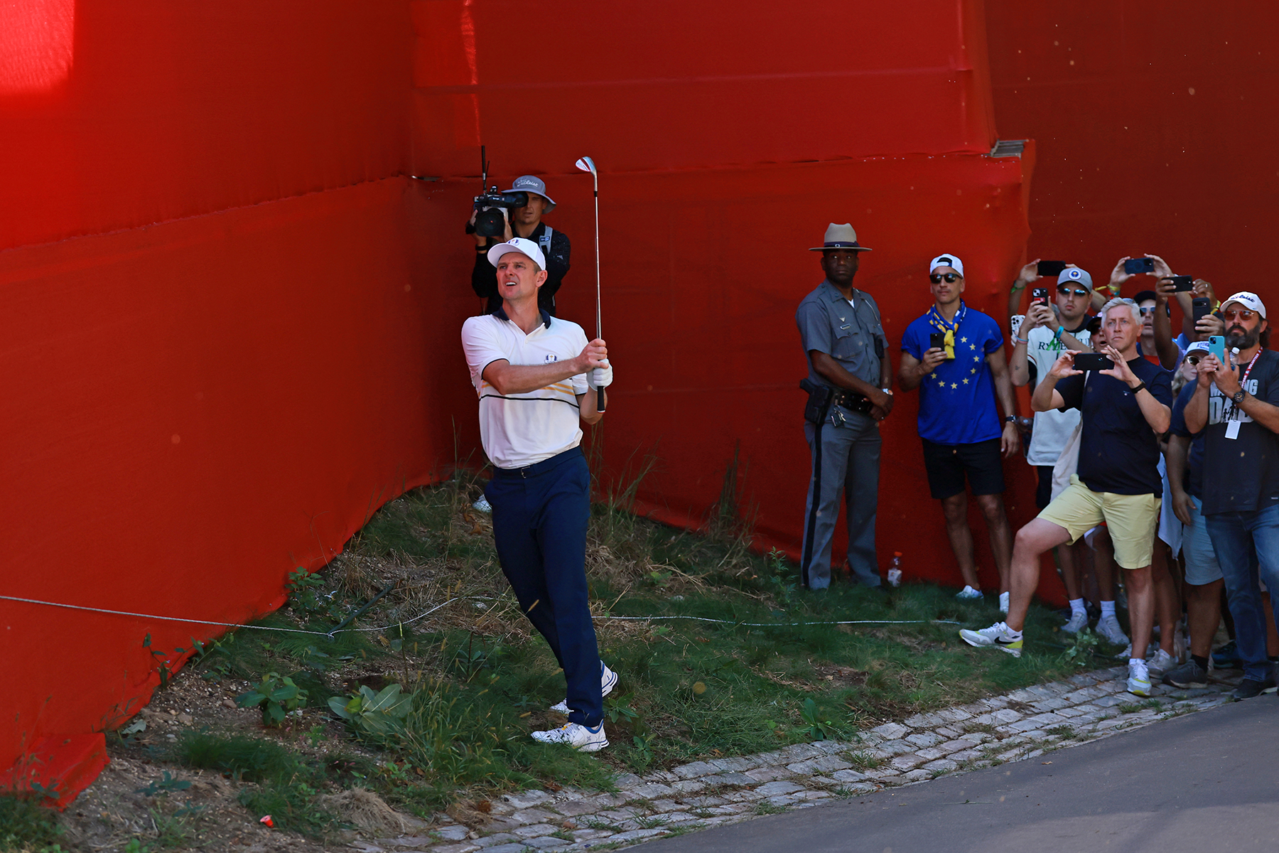 Ryder Cup 2025: Watch Justin Rose Hit an INCREDIBLE Recovery Shot