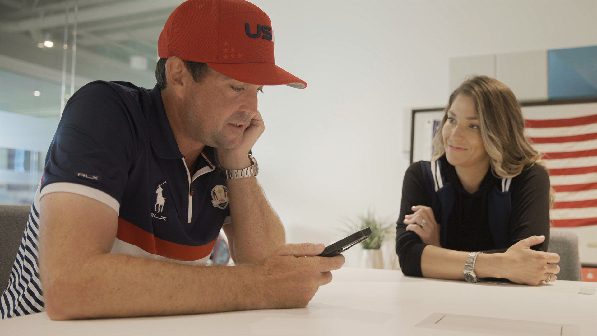 The Moment Keegan Bradley Called Sam Burns to Tell Him He Made the 2025 ...