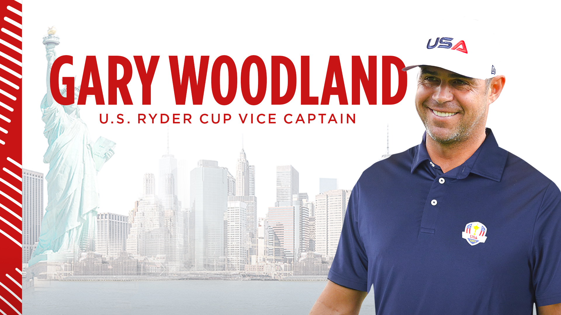 Gary Woodland Named U.S. Vice Captain by Keegan Bradley for 2025 Ryder Cup