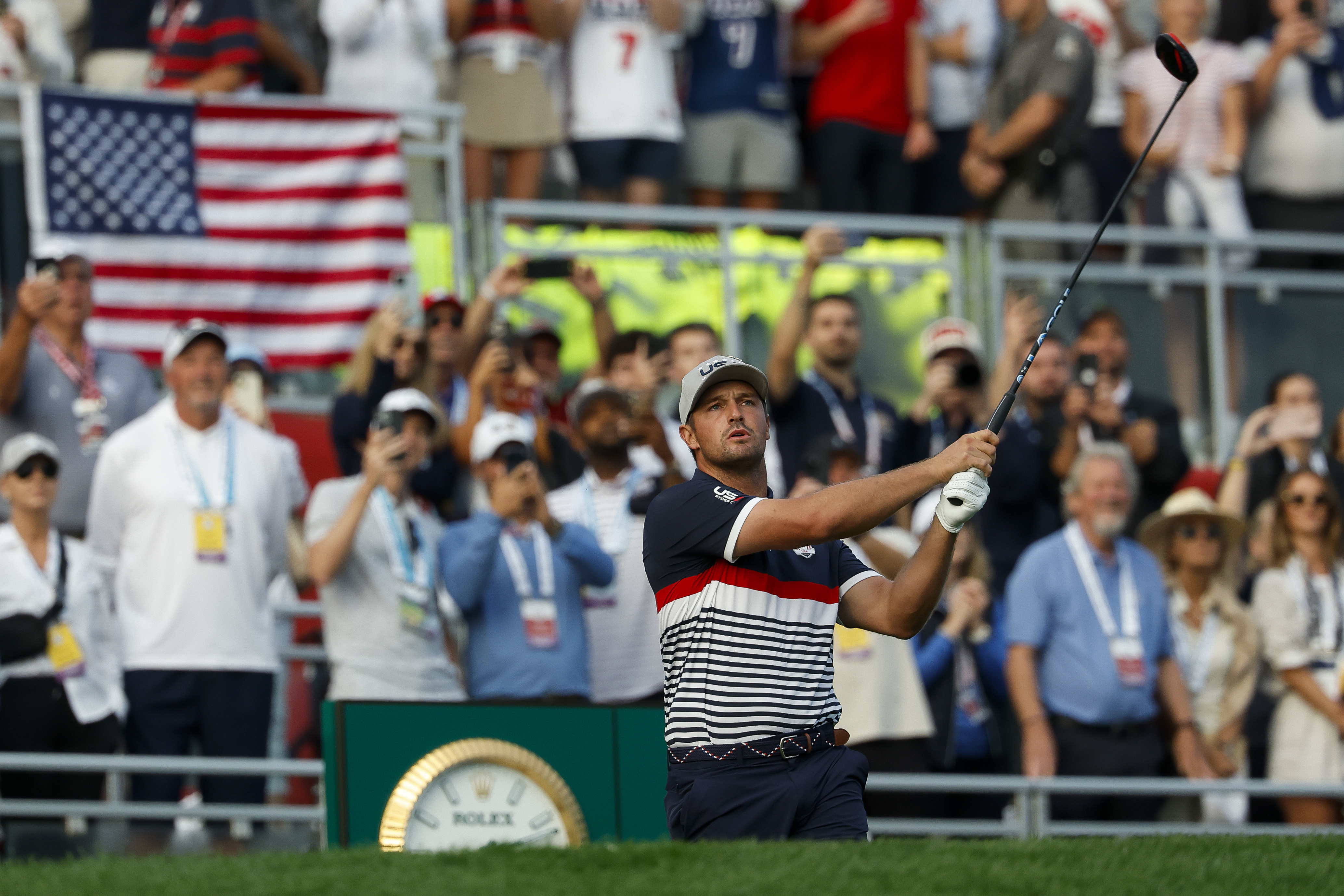 Ryder Cup 2025: Bryson Uncorks a Drive for Opening Tee Shot of Friday ...